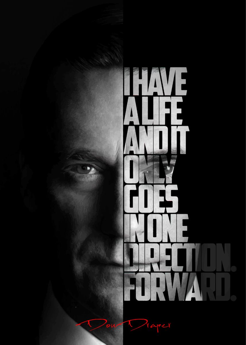'Don Draper' Poster, picture, metal print, paint by BnWDesigner | Displate