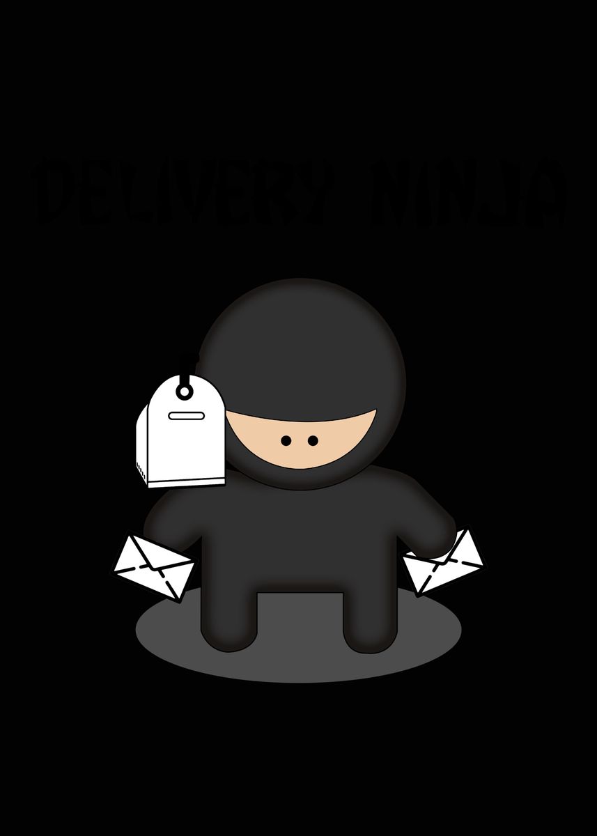 'Funny Postal Worker' Poster, picture, metal print, paint by ...