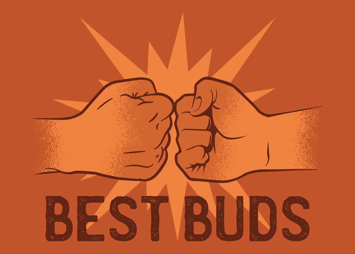 'Best Friends for both' Poster by Bombdesign | Displate