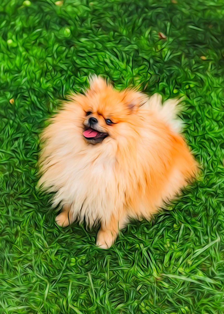 'Fur Ball' Poster by Armstrong | Displate