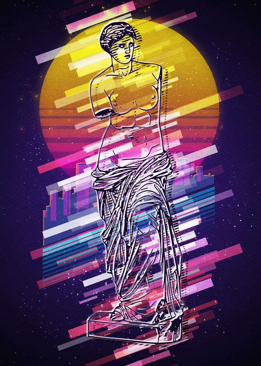 'Gods and Humans' Poster, picture, metal print, paint by Kazmierczak ...