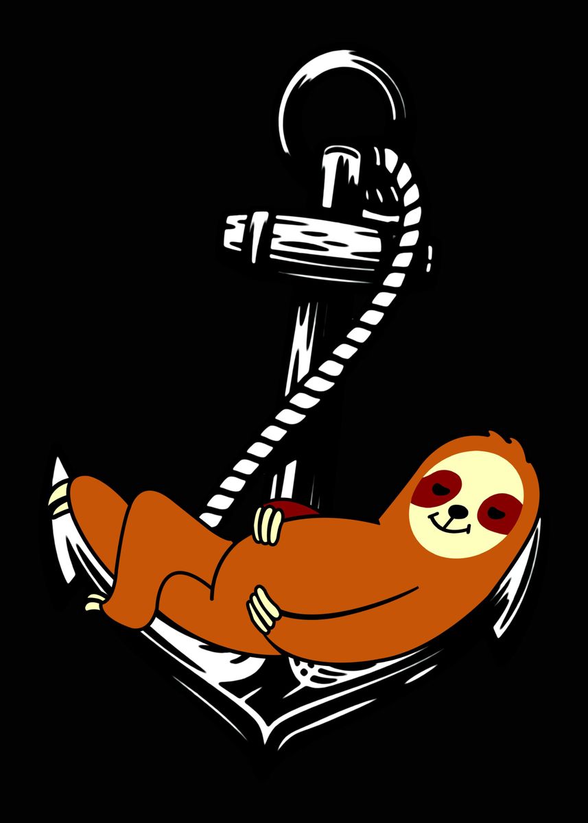 'Funny Sailing Gift' Poster, picture, metal print, paint by ...