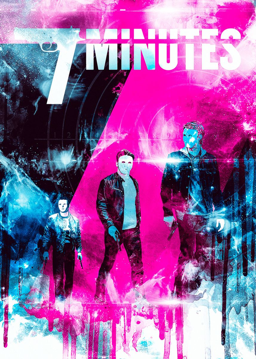 '7 Minutes' Poster, picture, metal print, paint by Vivienne Raymond ...