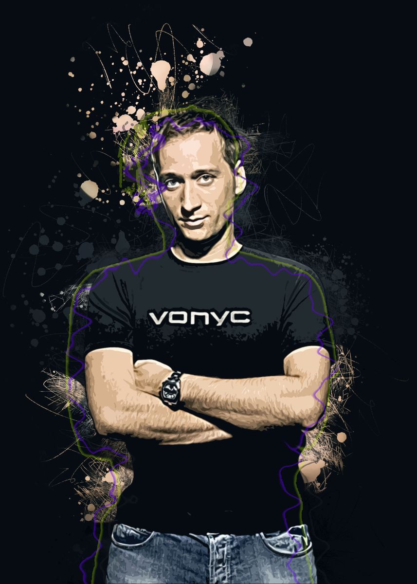 'Paul van Dyk' Poster, picture, metal print, paint by MDA STUDIO | Displate