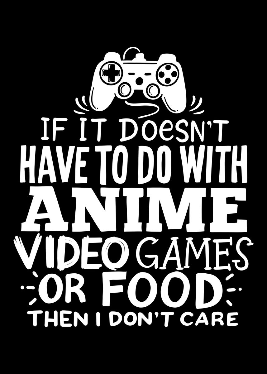 'Anime Gaming Videogames Gi' Poster, picture, metal print, paint by ...