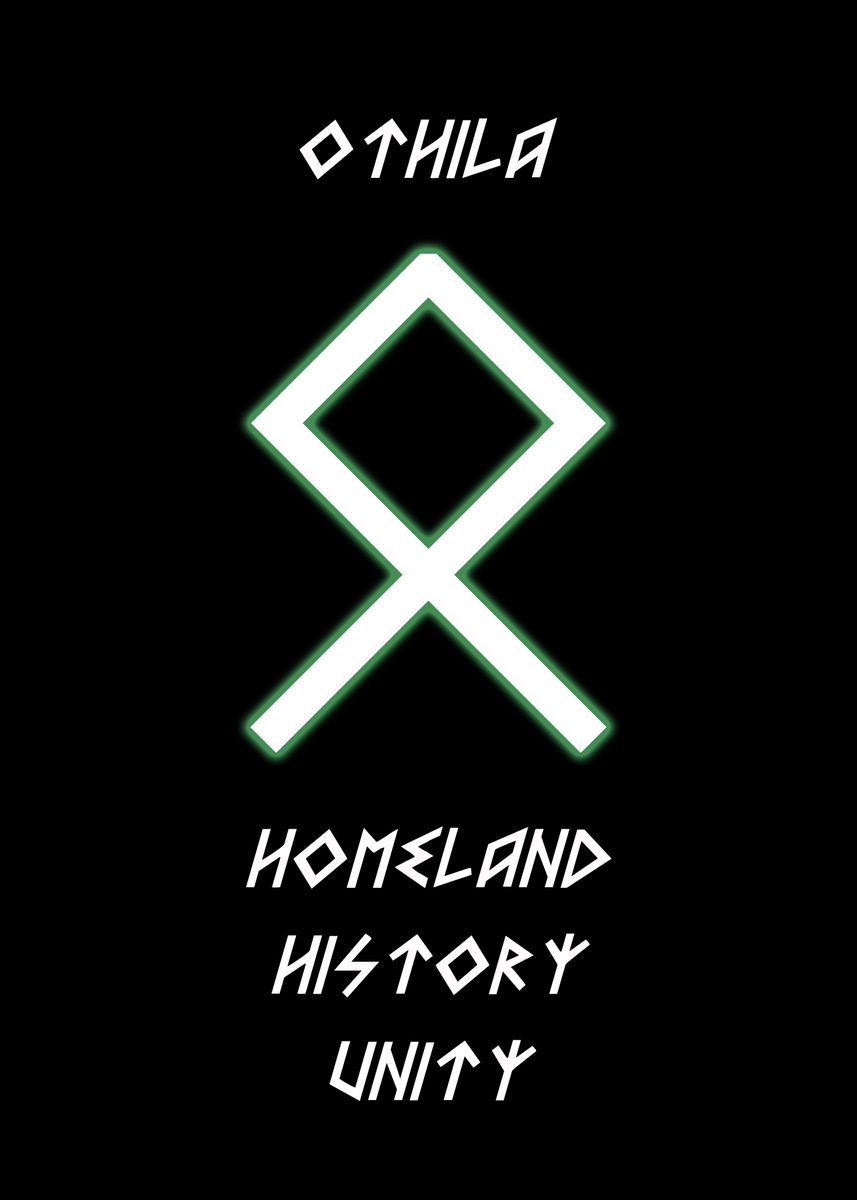 'Othila Rune' Poster by The Crafting Inn | Displate