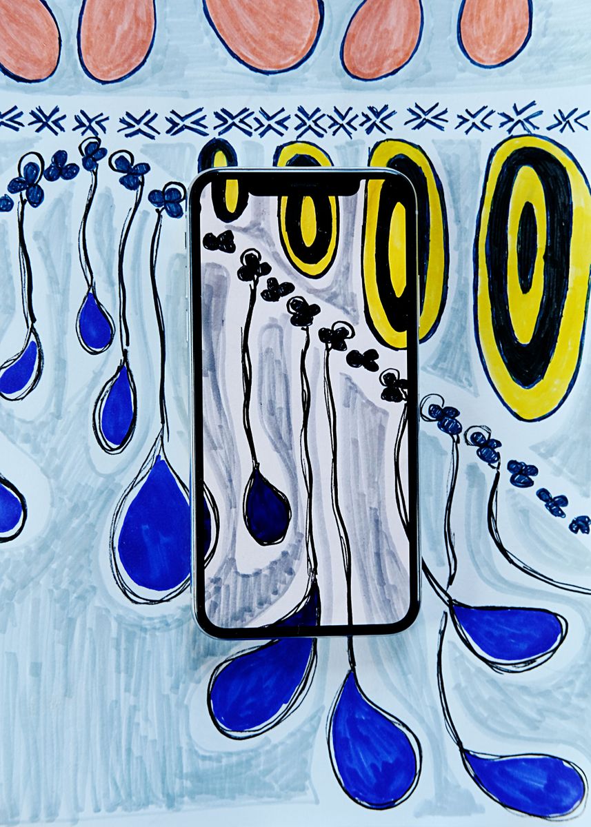 'Abstract elements ' Poster by natiaheyhey | Displate