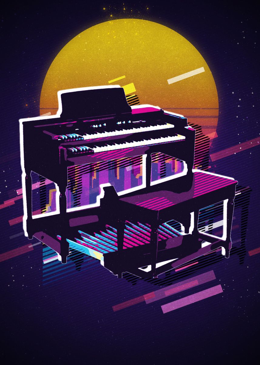 'Hobbies ' Poster by Neon Art Glowing | Displate