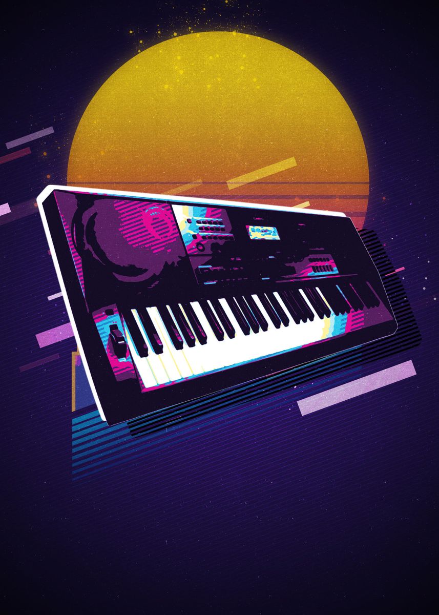 'Hobbies ' Poster by Neon Art Glowing | Displate