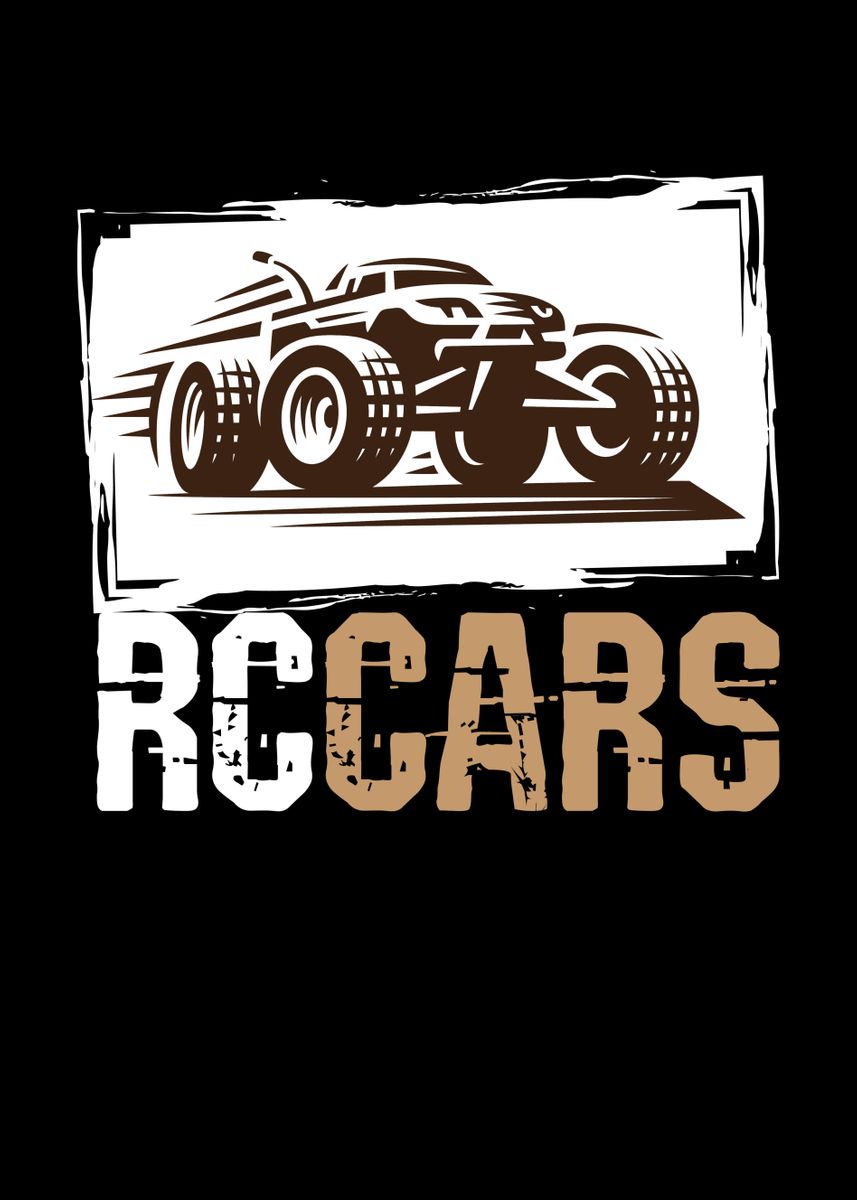'RC Cars RC Remote Model' Poster, picture, metal print, paint by Mooon ...