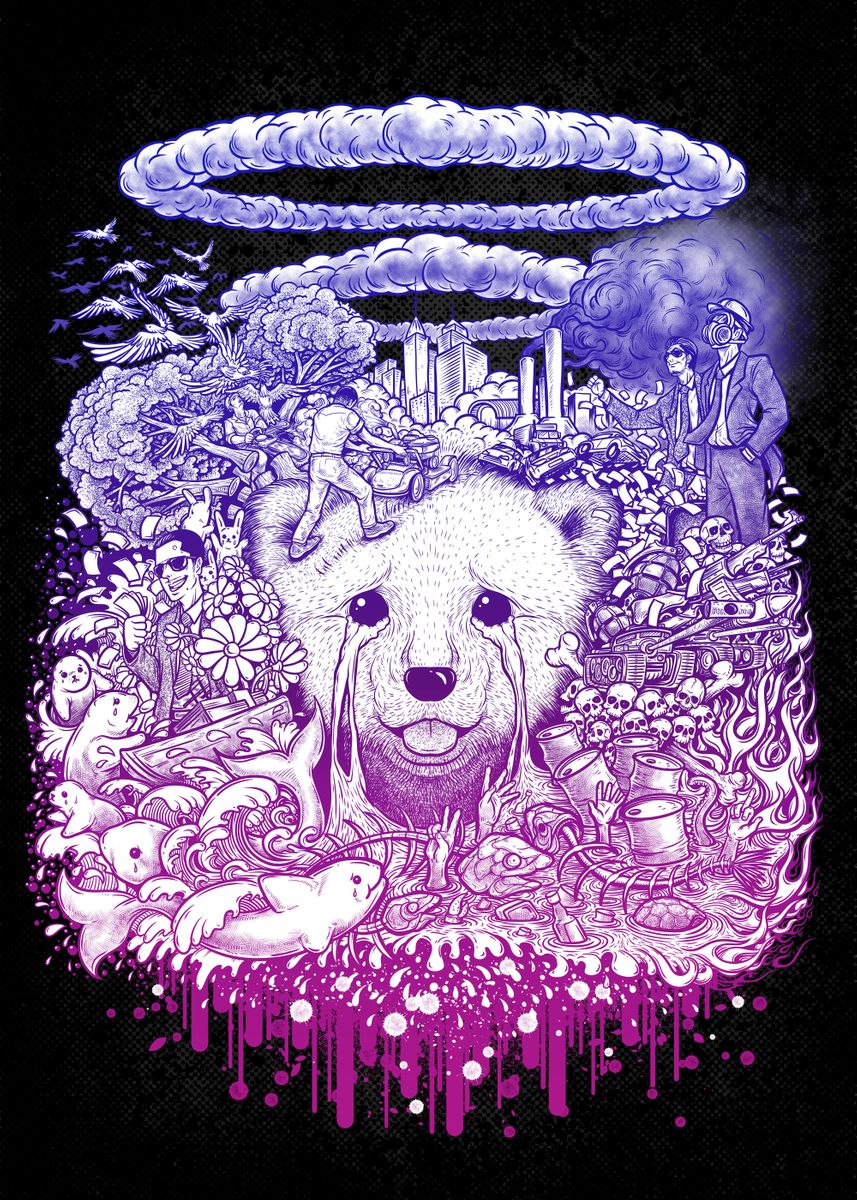 'Winya No 19 C1' Poster, picture, metal print, paint by Winya Sangsorn ...