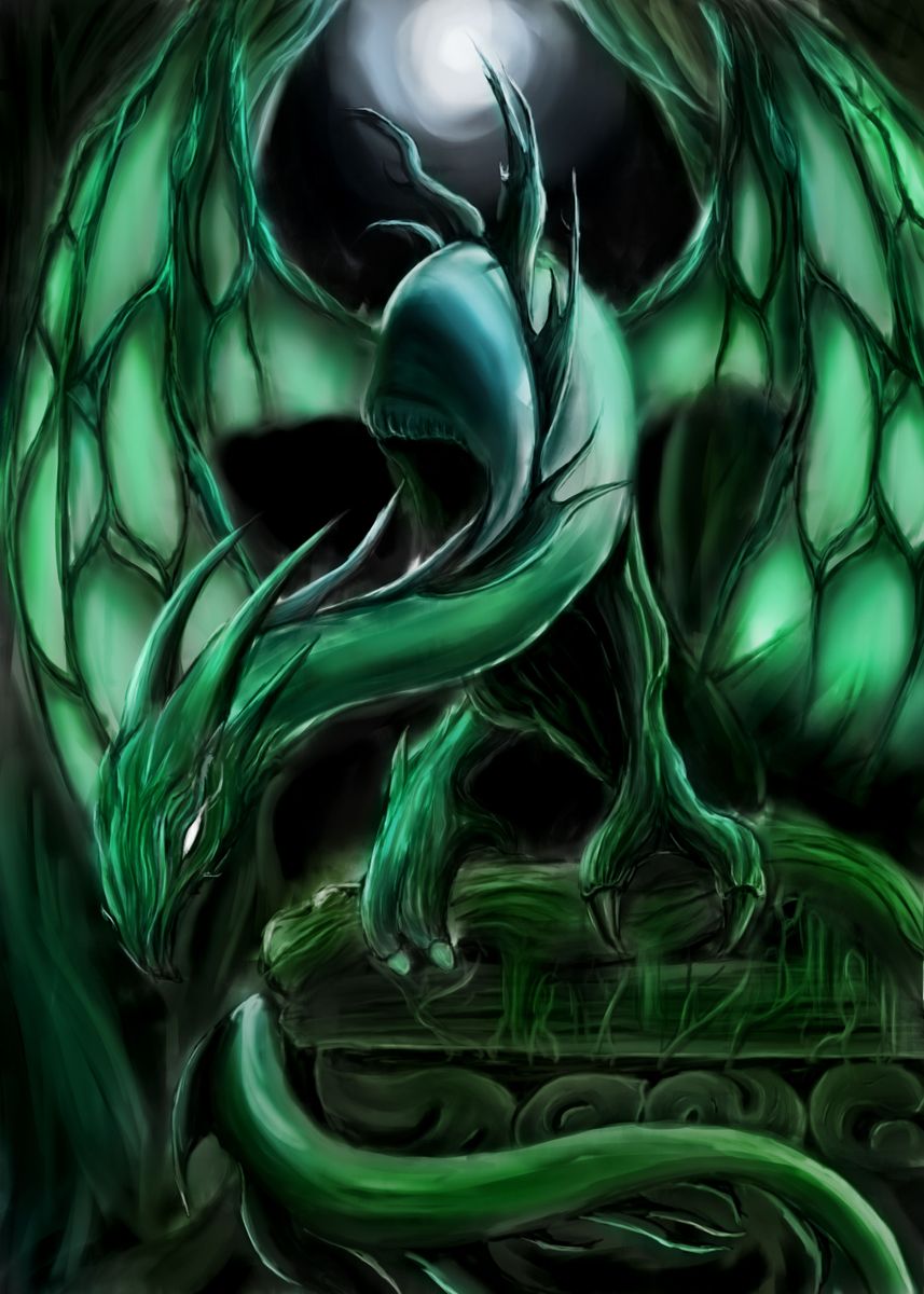 'Mordremoth Guild wars 2' Poster by ryuk rabit | Displate