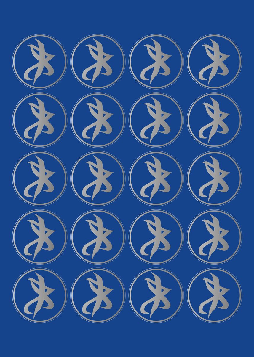 'Vision Rune' Poster, picture, metal print, paint by Brandon Crabtree ...