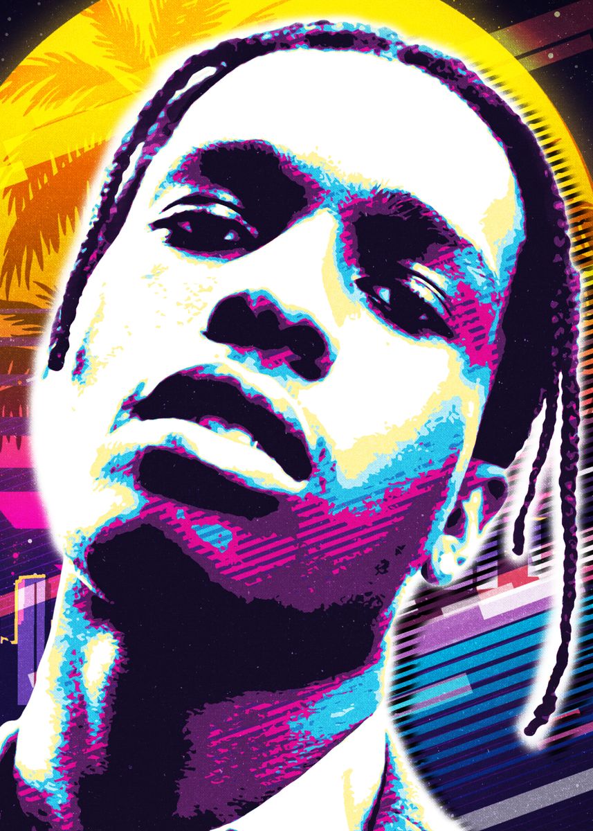'ASAP Rocky' Poster by baturaja vector | Displate