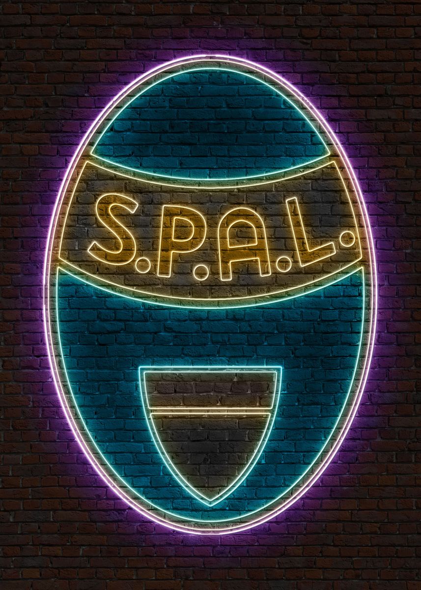 'SPAL' Poster, picture, metal print, paint by Nguyen Bao | Displate