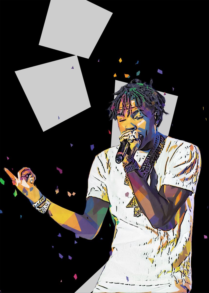 'Lil Baby' Poster, picture, metal print, paint by OOM TEAM | Displate