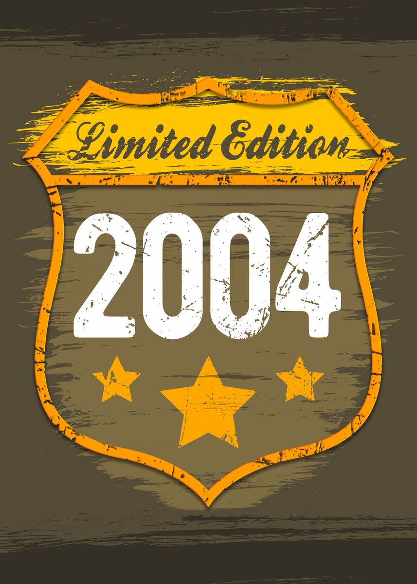 'Limited Edition 2004 Gift' Poster, picture, metal print, paint by ...