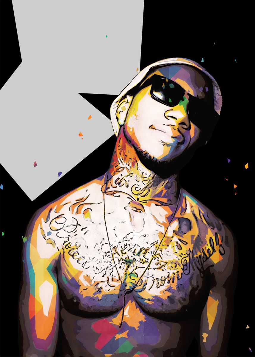 'Lil B' Poster, picture, metal print, paint by OOM TEAM | Displate