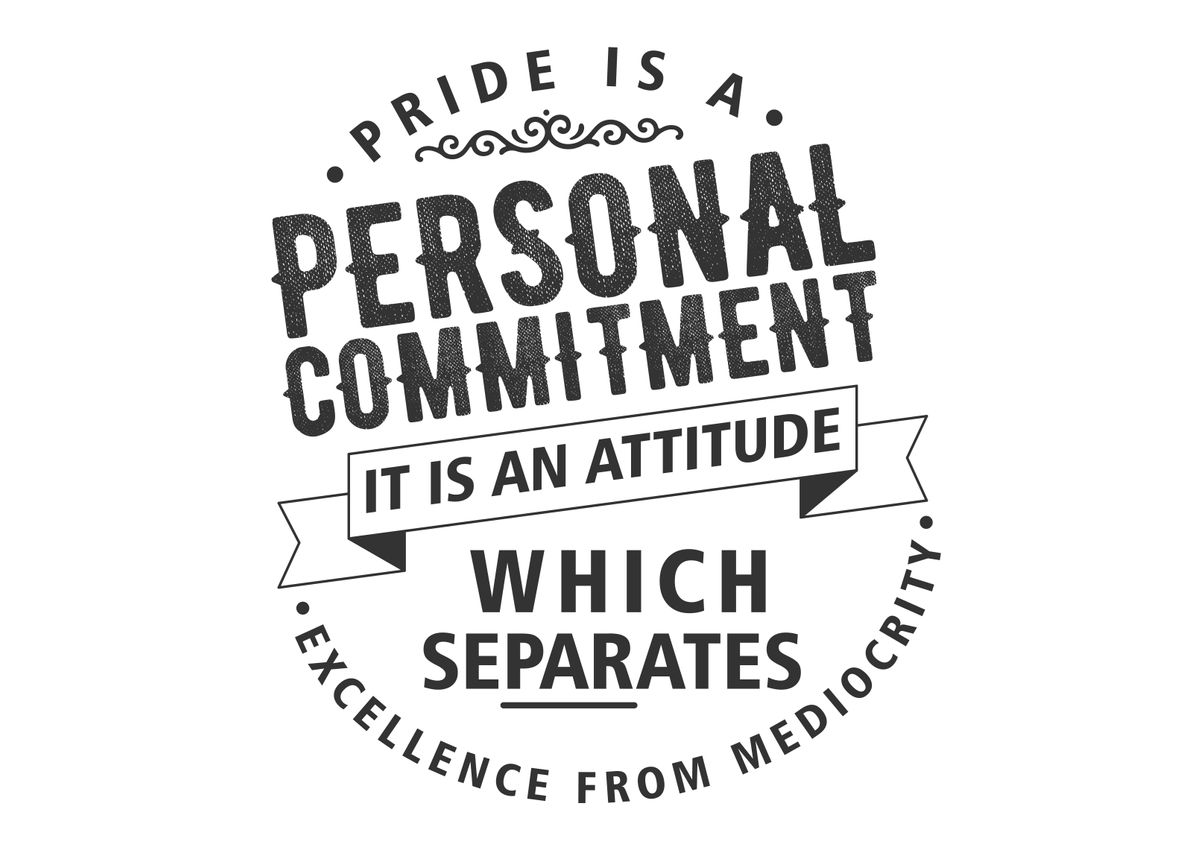 'personal commitment' Poster by baraiko eiji | Displate