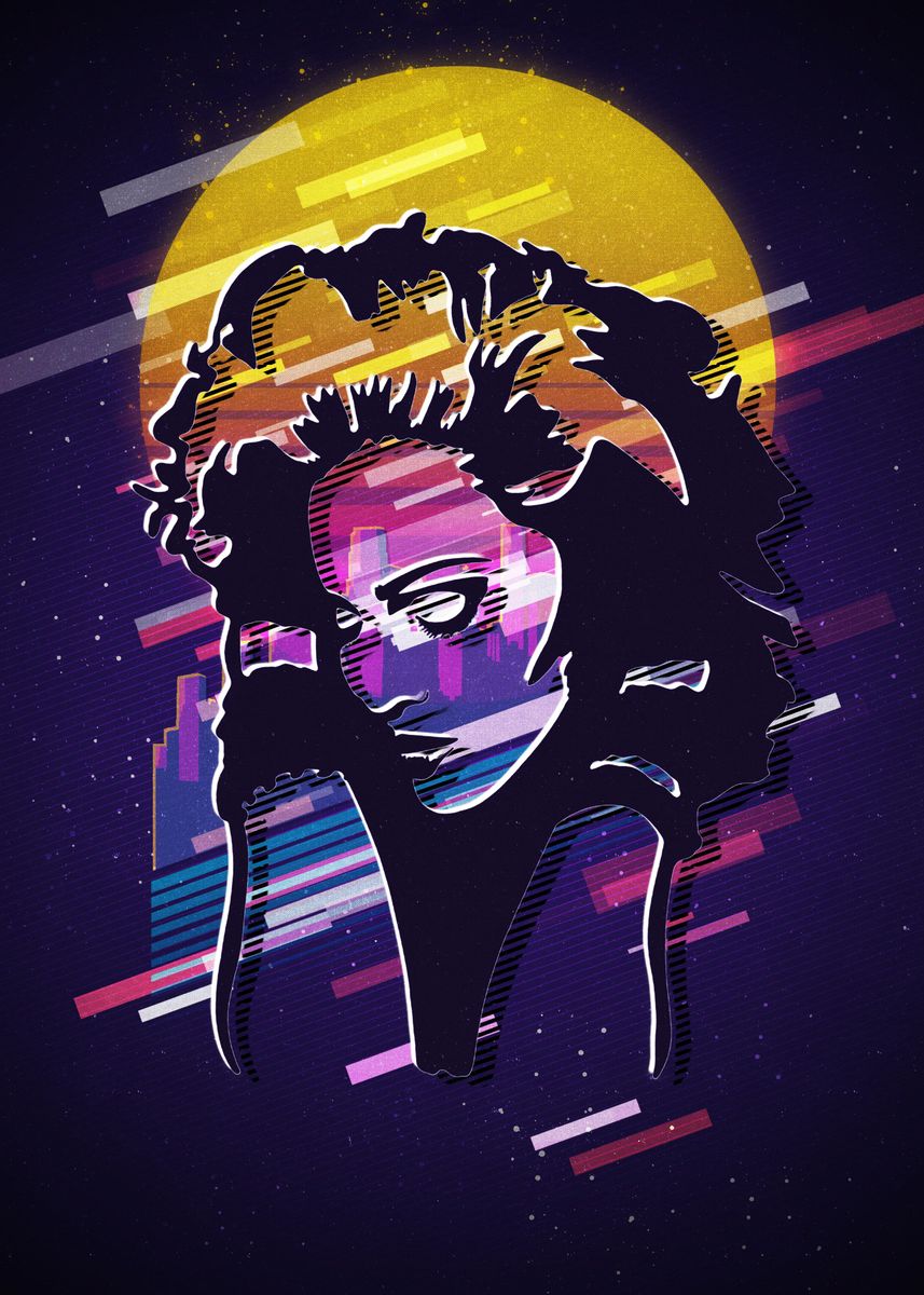 'Hobbies ' Poster, picture, metal print, paint by Neon Art Glowing ...