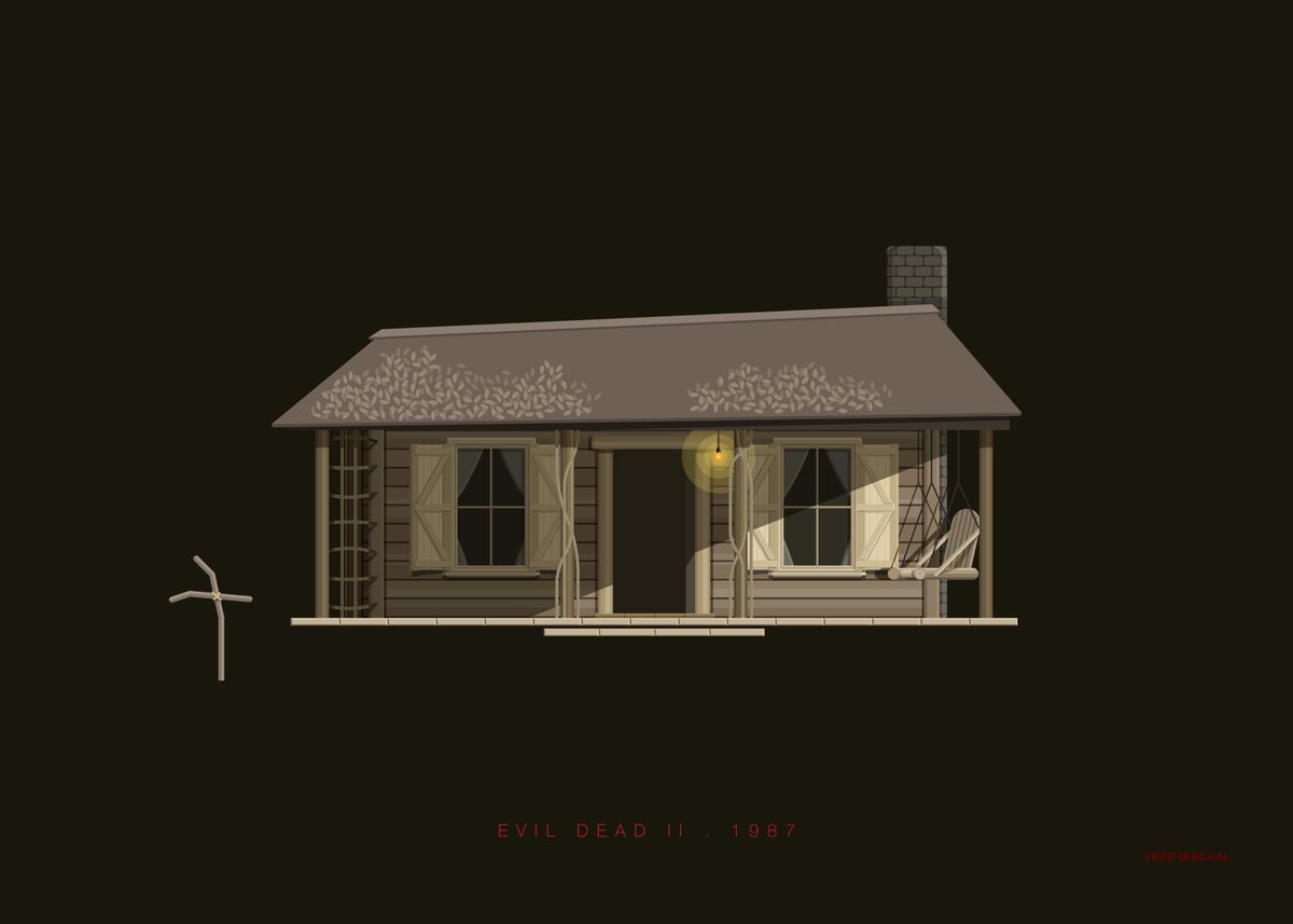 'Evil Dead II' Poster by Fred Birchal | Displate