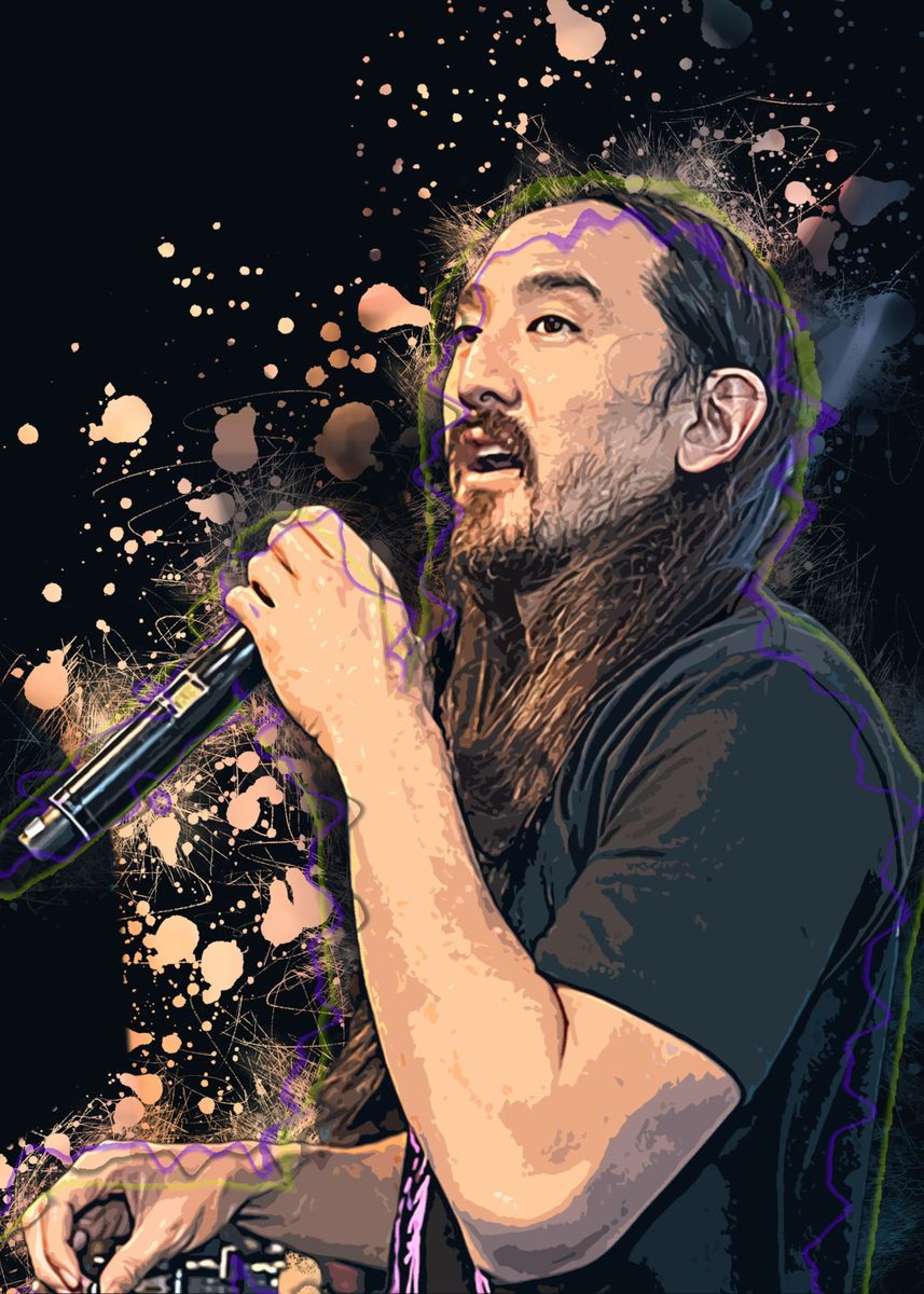 'Steve Aoki' Poster by MDA STUDIO | Displate