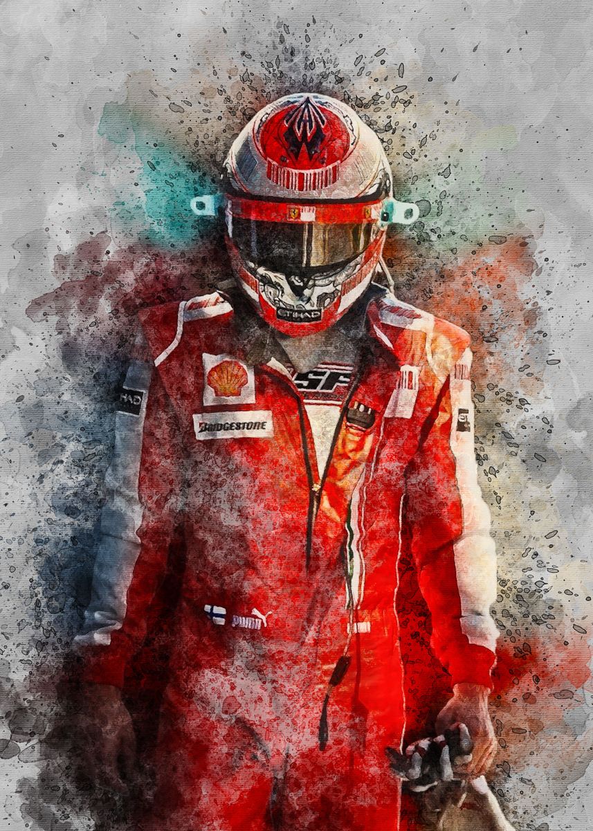 'Kimi Raikkonen' Poster by PADA GROUP | Displate