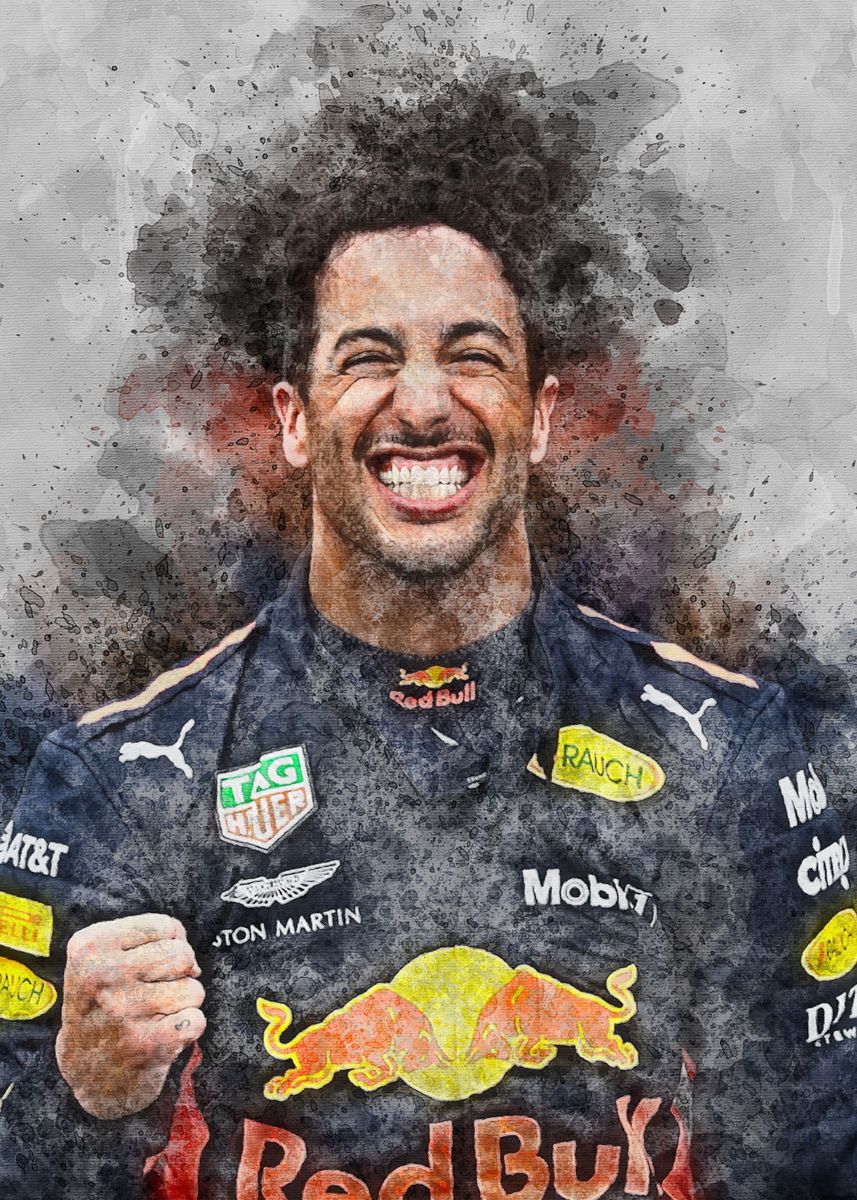 'Daniel Ricciardo' Poster by PADA GROUP | Displate