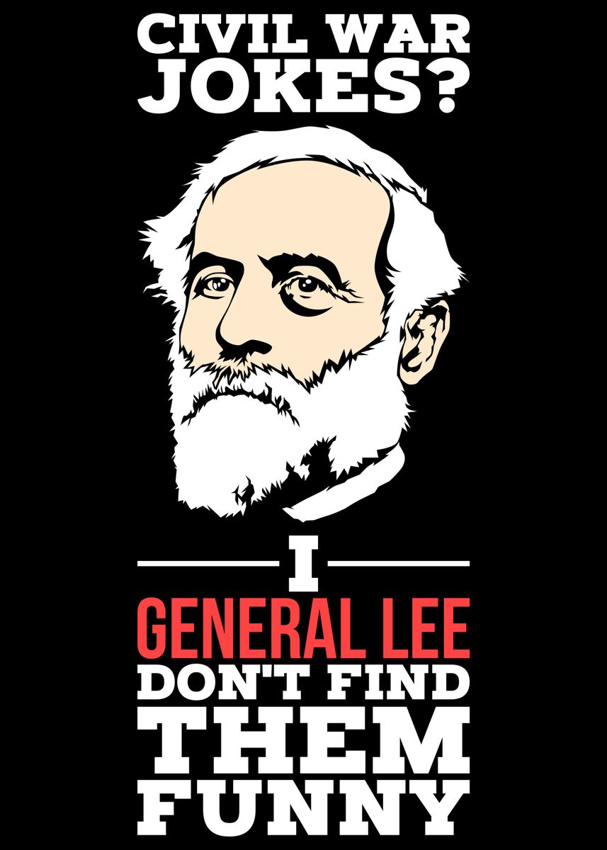 'Civil War Jokes' Poster, picture, metal print, paint by Timo Bockrath ...