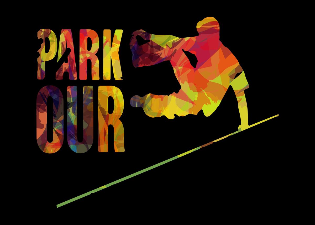 'parkour akrobatik freerunn' Poster by Andrew | Displate