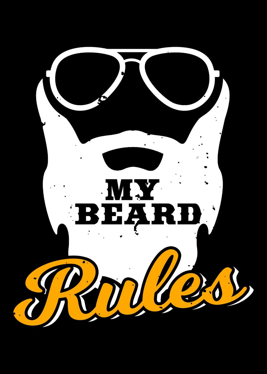 'My Beard' Poster by Cooldruck | Displate