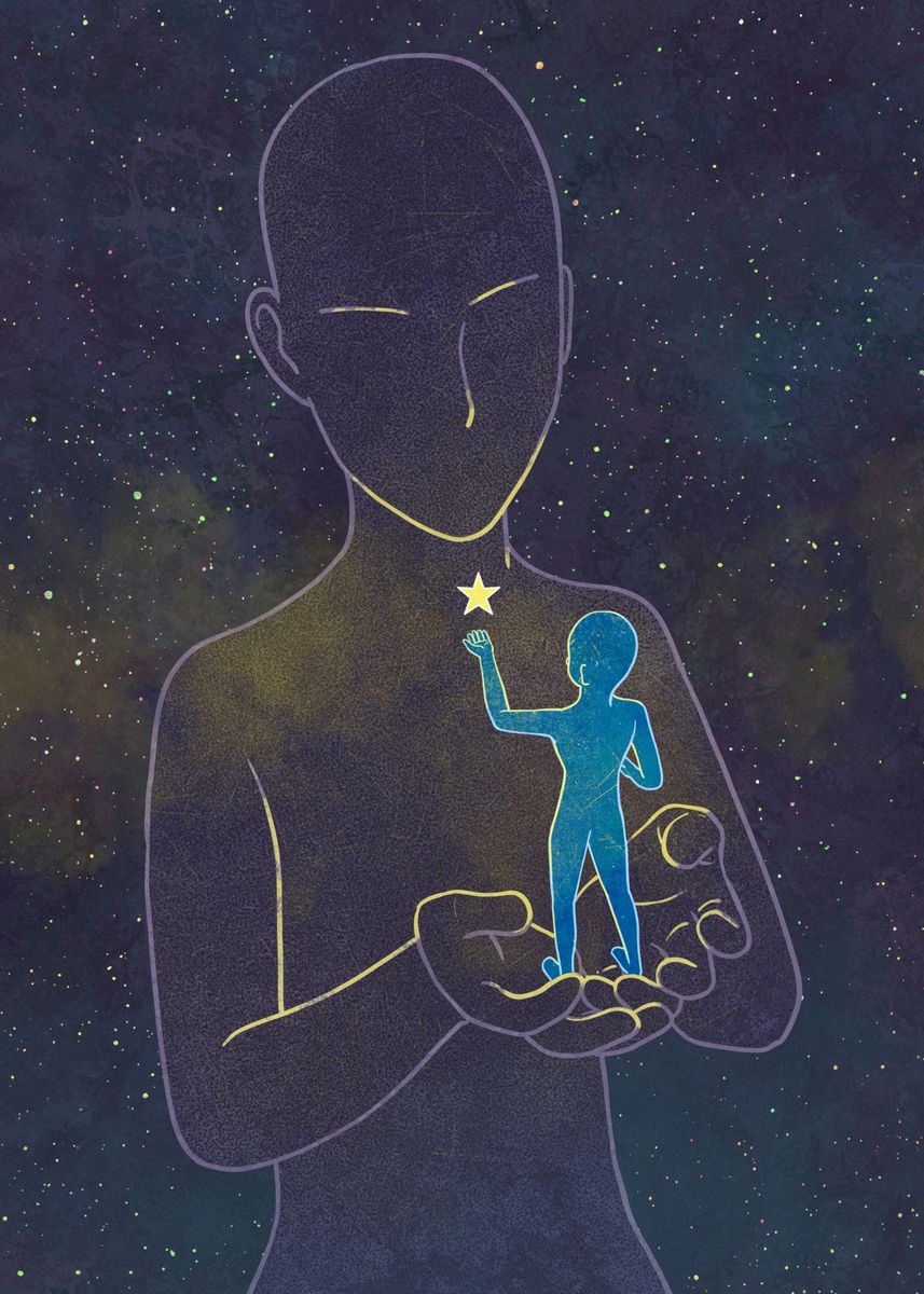 'Space Human Style' Poster by Gauthier Lauwerie | Displate