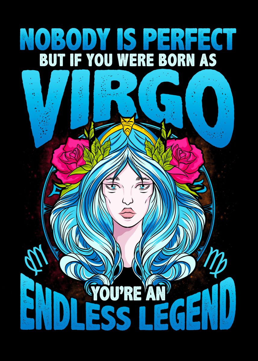 'Cool Virgo Gift' Poster by Andrea Guenther | Displate