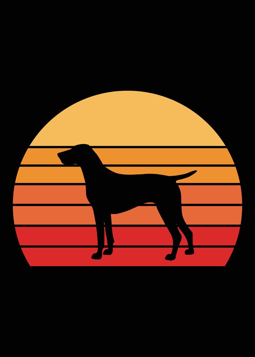 'German Shorthair Pointer' Poster by PlateMadeStuff | Displate