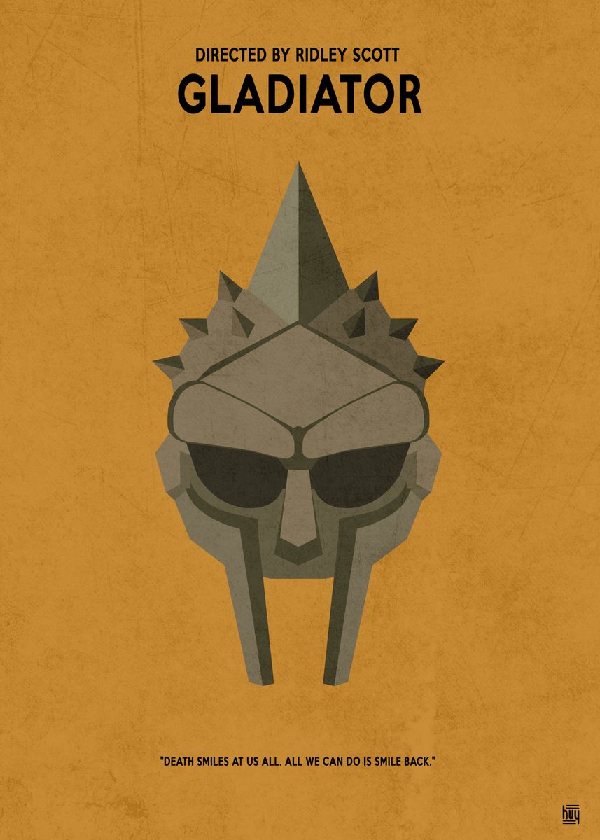 'Gladiator' Poster, picture, metal print, paint by 8UY Design | Displate