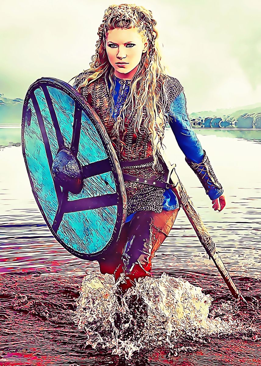 'vikings' Poster, picture, metal print, paint by marco yan | Displate