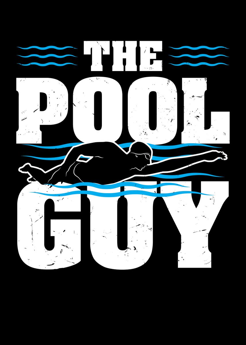 'Swimming' Poster, picture, metal print, paint by Shiva121 | Displate