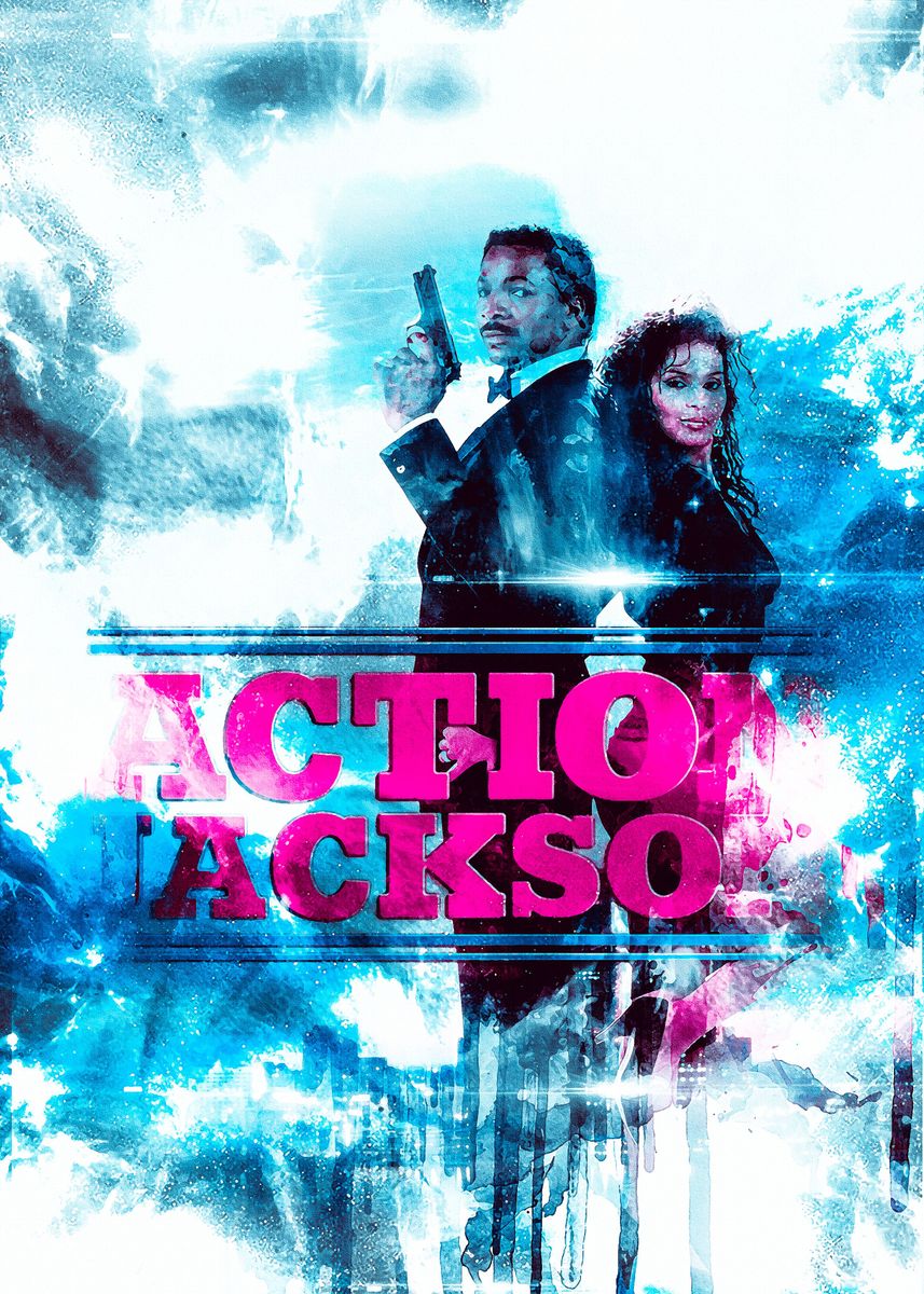 'Action Jackson' Poster, picture, metal print, paint by Katerina Lim ...