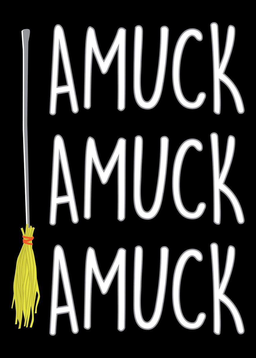 'A MUCK Halloween Quote' Poster, picture, metal print, paint by ...