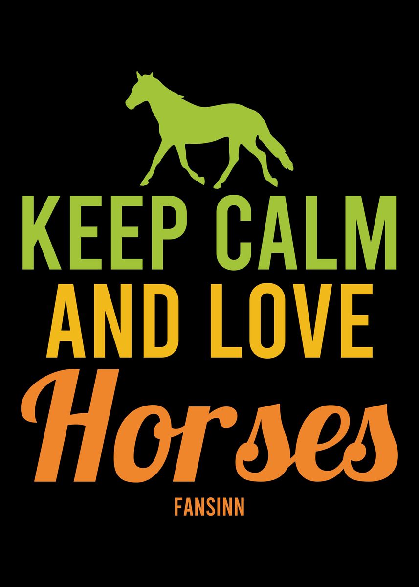 'Horse riding stables Sport' Poster, picture, metal print, paint by ...