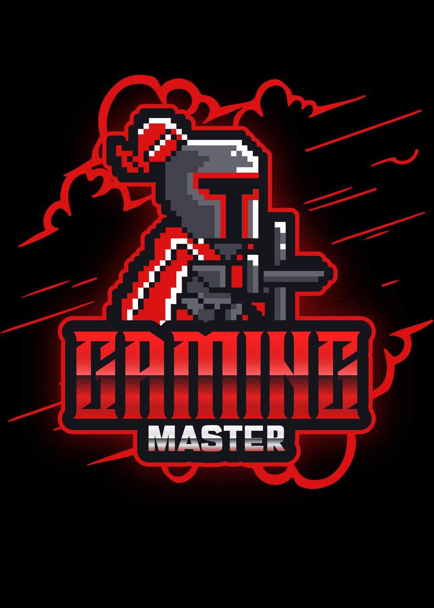 'Gaming Master Gamer Heros' Poster by MissSaliha | Displate