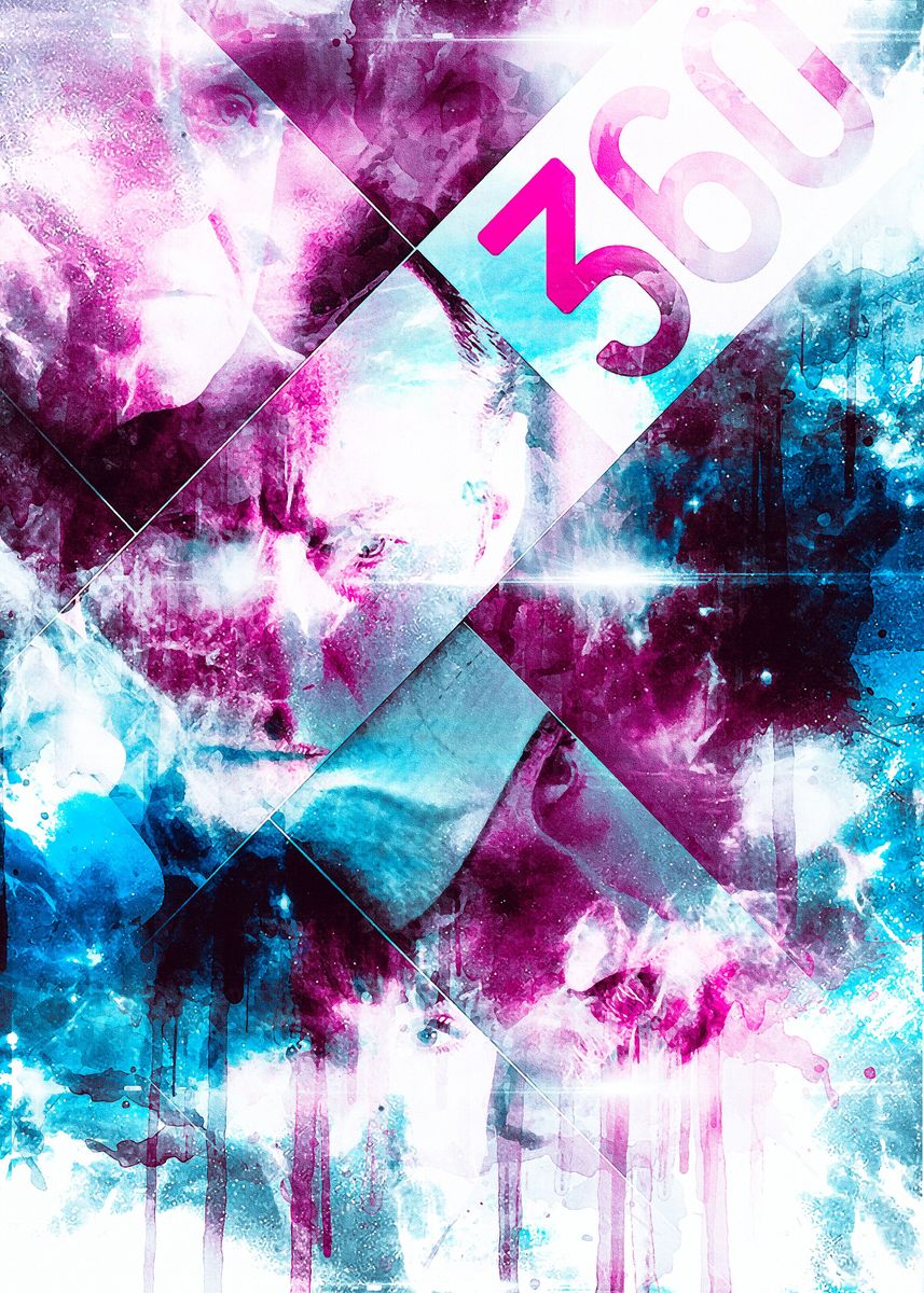 '360' Poster, picture, metal print, paint by Elisa Woodard | Displate