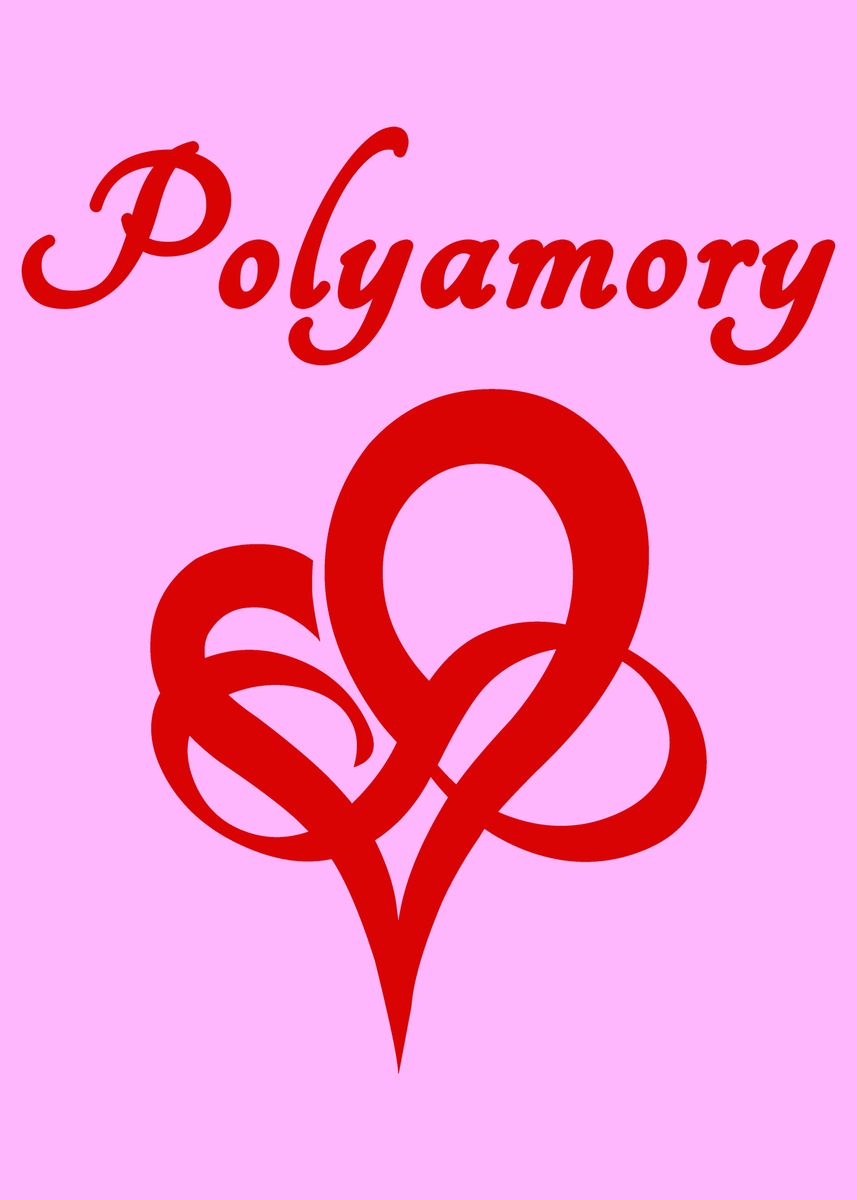 'Polyamory' Poster, picture, metal print, paint by Christian | Displate