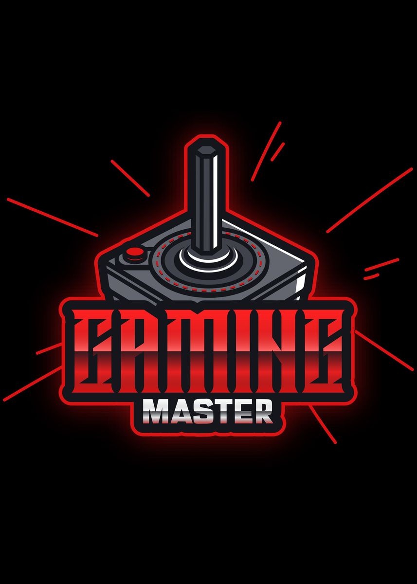 'Gaming Master Gamer Pad' Poster by MissSaliha | Displate