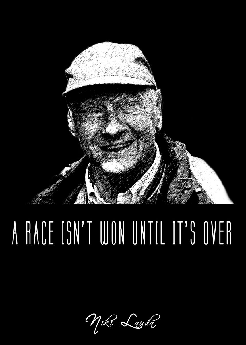 'Niki Lauda' Poster by DesignerMind | Displate