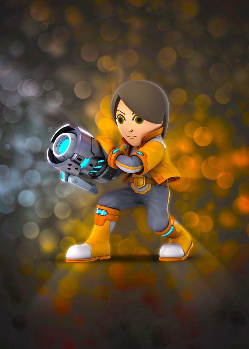 'Wii Gunner ' Poster, picture, metal print, paint by Black Iris | Displate