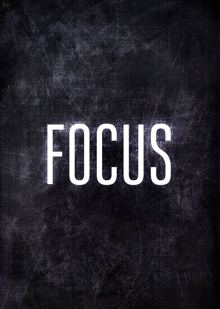 'FOCUS' Poster, picture, metal print, paint by MAXART DESIGN | Displate