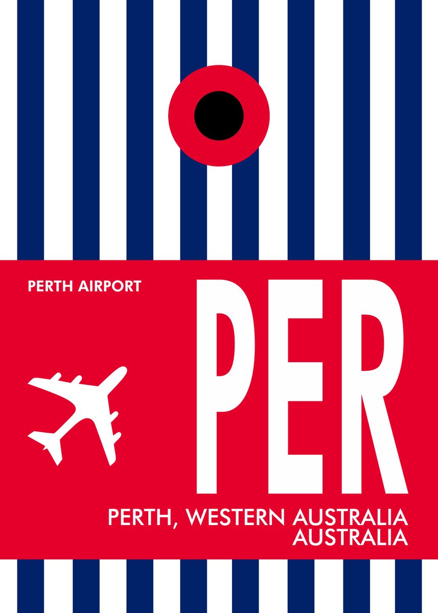 'AUSTRALIA PERTH PER' Poster by Atomic Chinook | Displate
