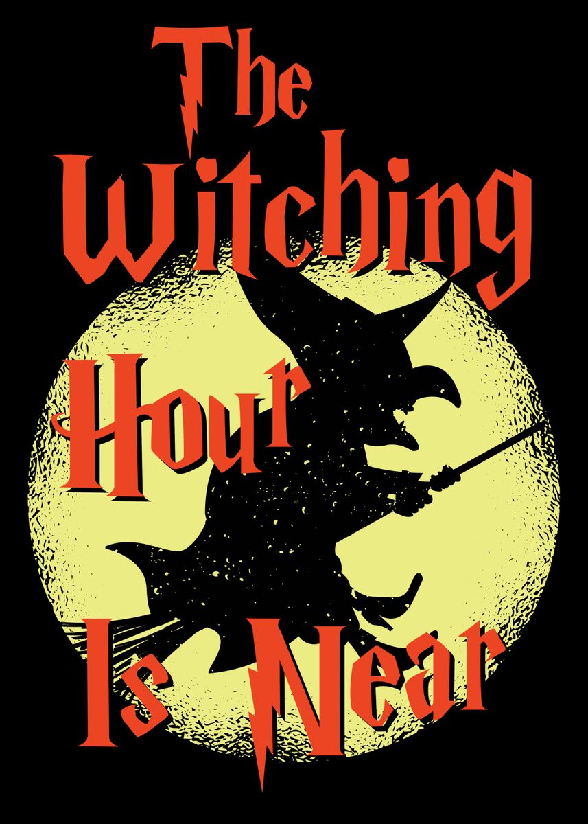 'The Witching Hour is Near' Poster, picture, metal print, paint by ...