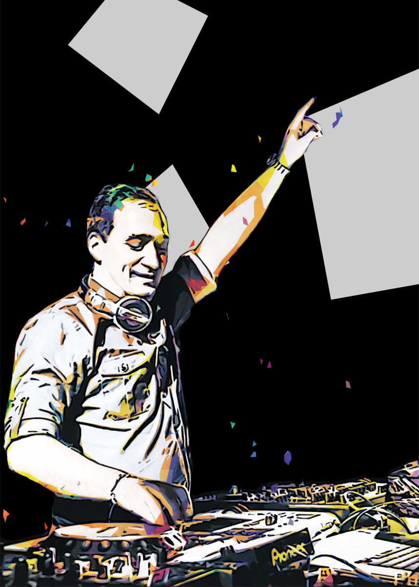 'Paul van Dyk ' Poster by MDA STUDIO | Displate